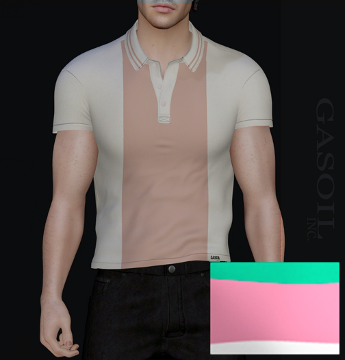 Second Life Marketplace - [GL - inc.] - ROBERT POLO Green-Pink
